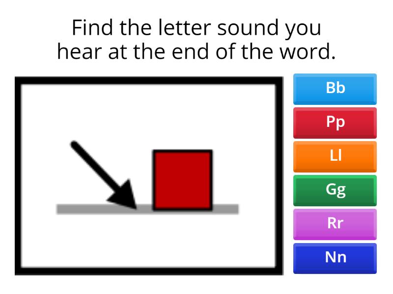 ULS Unit 13 - Lesson 10 Ending Sounds - Quiz