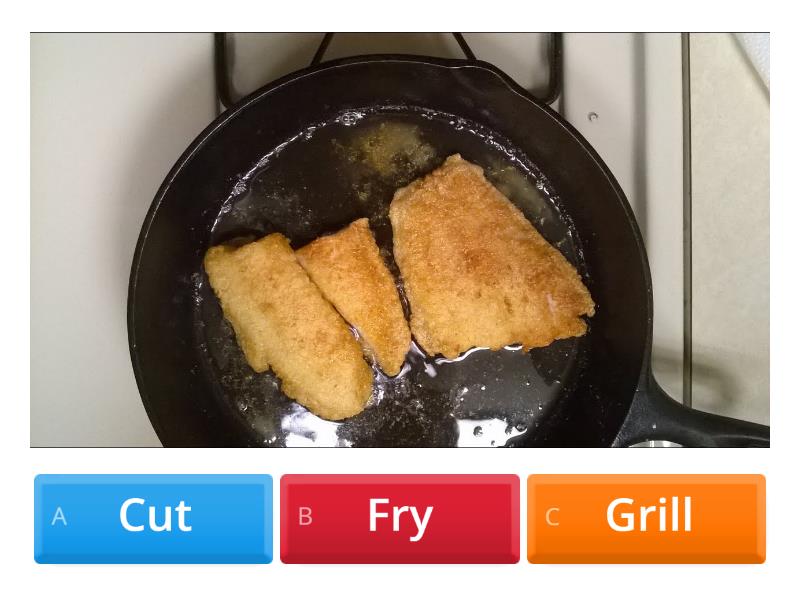 12 Kitchen Verbs_Cutting & Cooking - Quiz