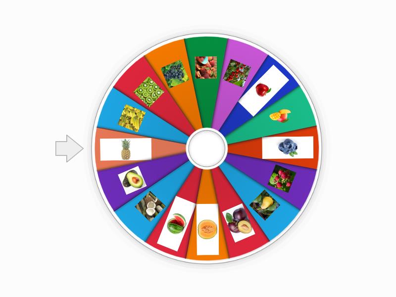 fruit - Random wheel