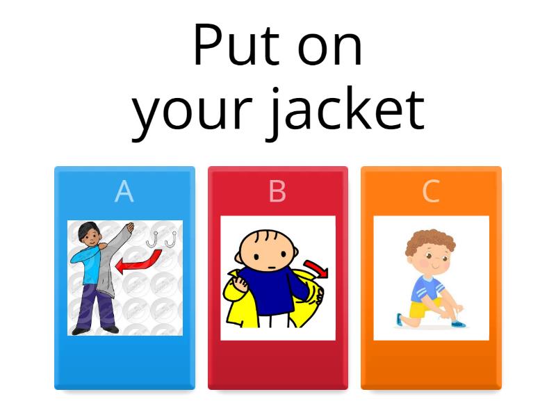 Put on - Take off - Quiz