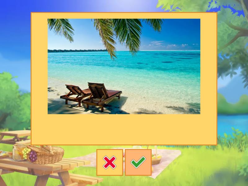 Summer holidays - Flash cards
