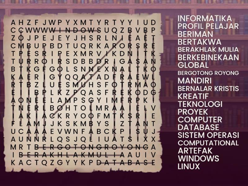 Informatika - Wordsearch
