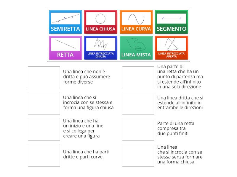 "Linee e Forme: Gioco di Abbinamenti" - Match up