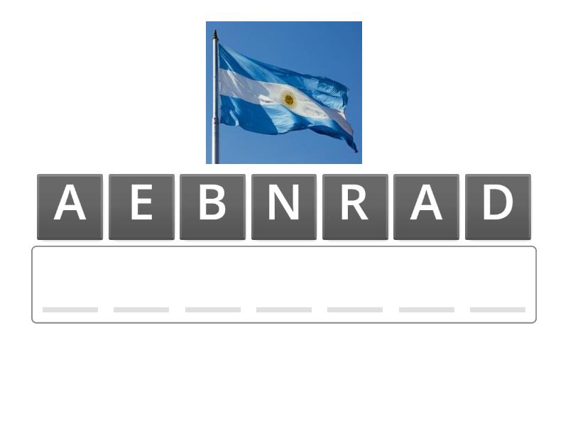 Ordenar las letras para armar las palabras - Anagram