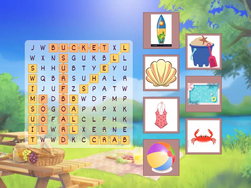 summer - Wordsearch