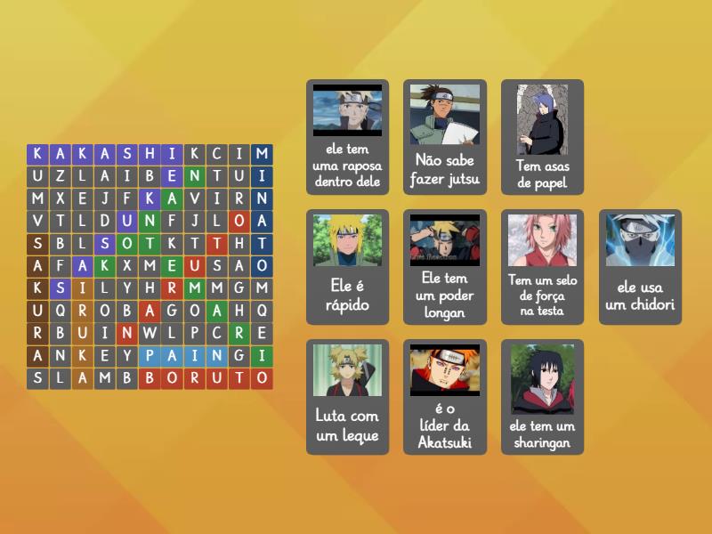 Naruto - Wordsearch