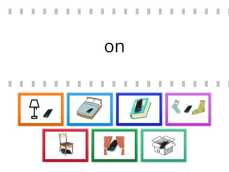 Match the correct preposition - Find the match
