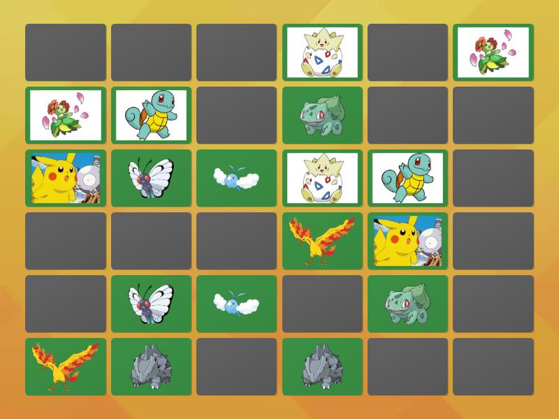Pokemon - Matching pairs
