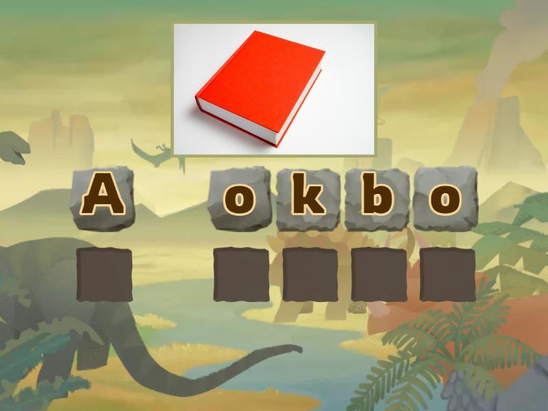 School Objects-Spelling - Anagram