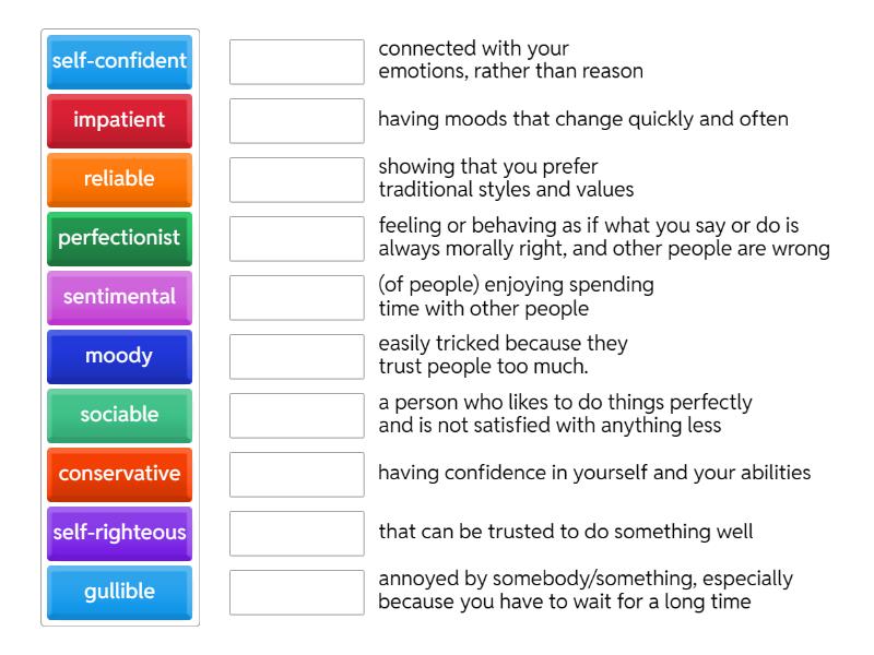 EGE Personality - Match up