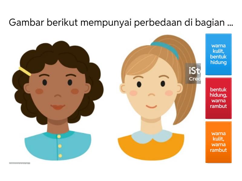 Mengenal Perbedaan Fisik Seseorang - Quiz