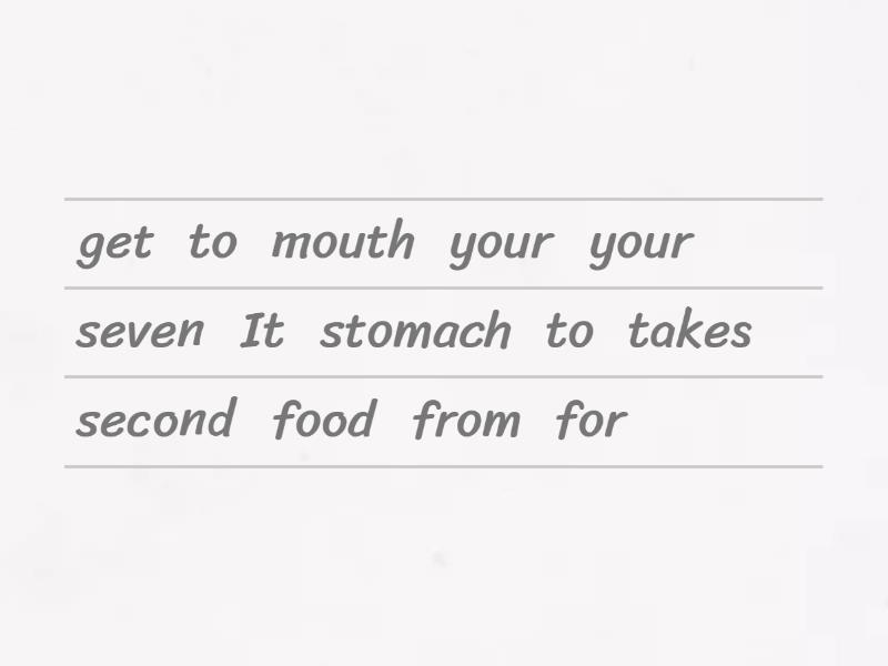 Take care Our amazing bodies Upper Intermediate - Unjumble