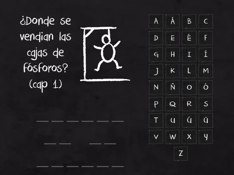 Las Cosas Olvidadas - Ahorcado