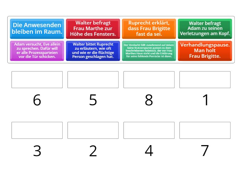 Der zerbrochne Krug, Auftritt 10 - Match up