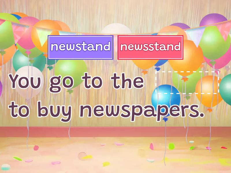 FC - UNIT 8A - Missing word