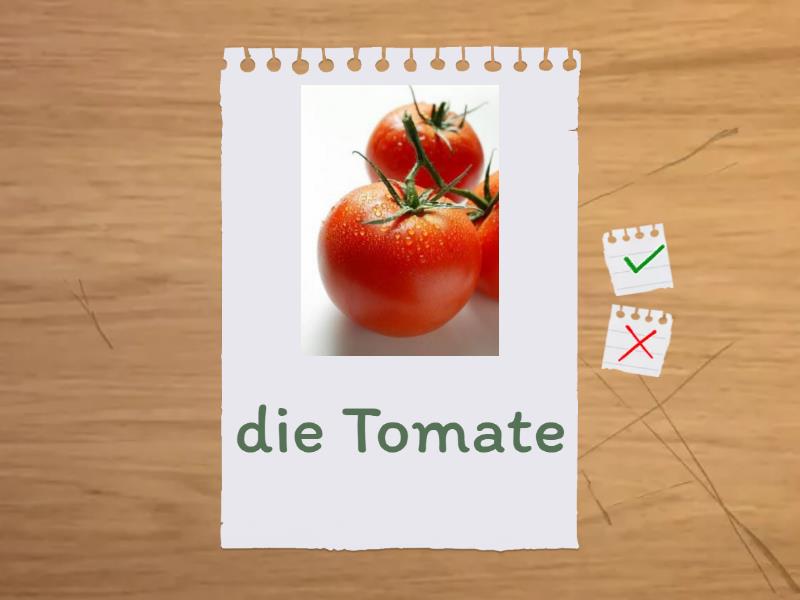 Essen Plural - Flash-Karten