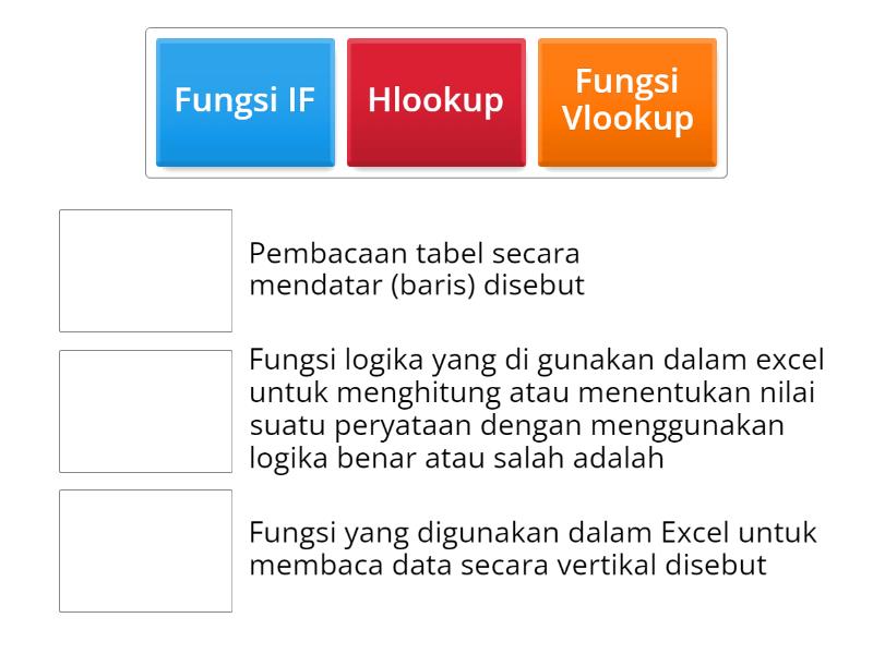 Pop Up Quiz 49 - Match up