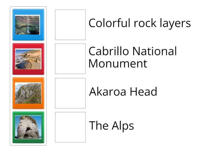 Earth Layers - Match up