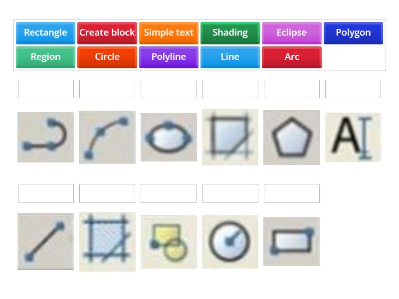 Vocabulary AutoCad - Match up
