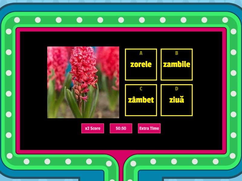 Litera ”z” - Gameshow quiz