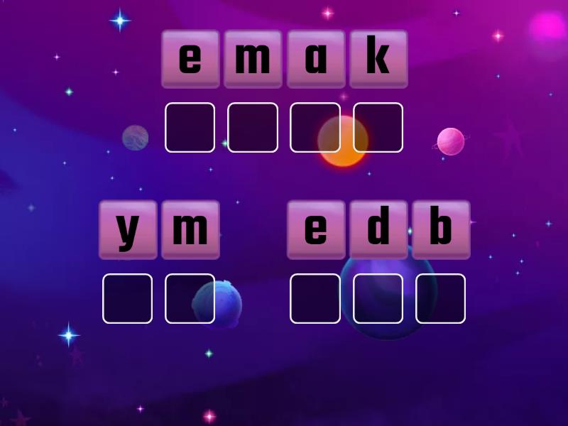 Review. U6 - Anagram