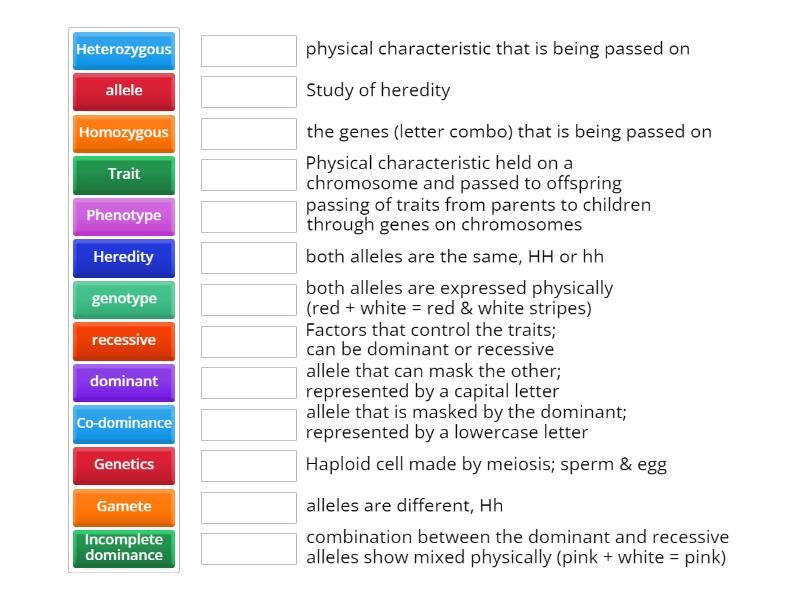 Genetics Matching - Match up