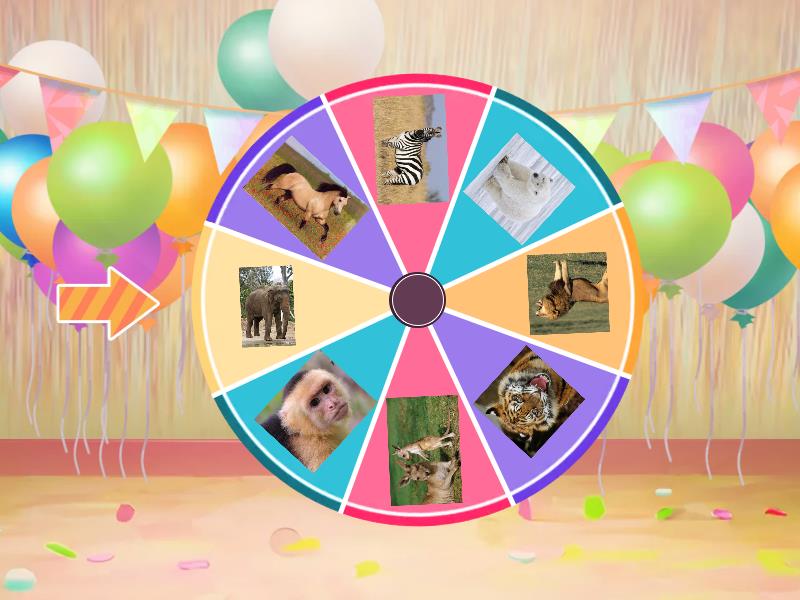 Animals - Spinning - Spin the wheel