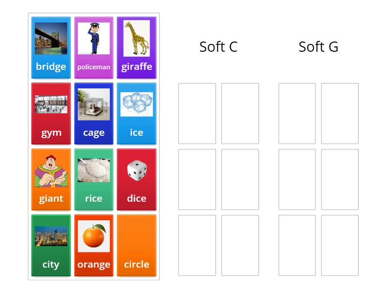 soft C ang G sort - Group sort