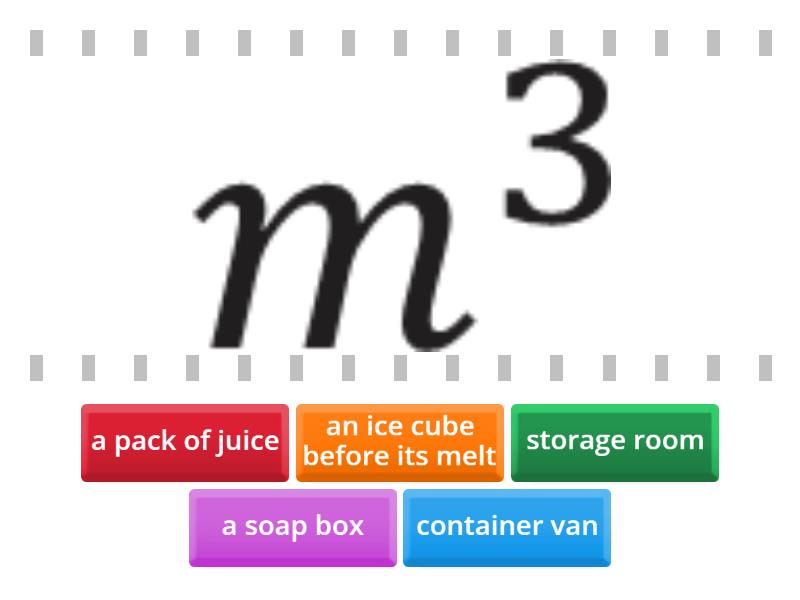 Tell which cubic unit of measure is appropriate to be used. Choose the best answer inside the ...