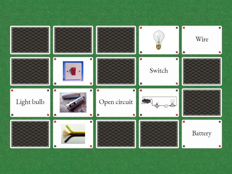 Electric circuit - Matching pairs