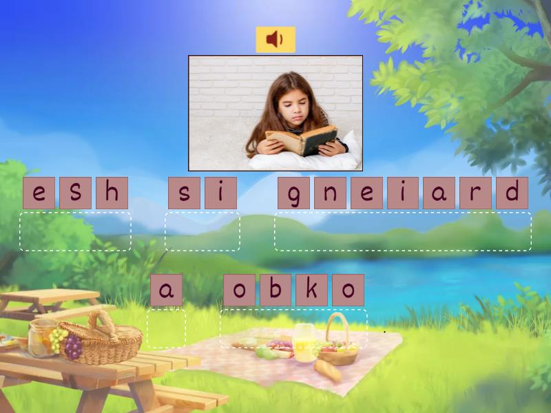 Present Continuous - task 4 - Anagram