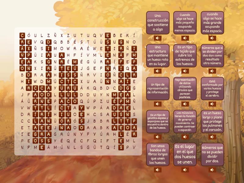 Palabras de la Semana 11 (Q2W2) - - Sopa de letras
