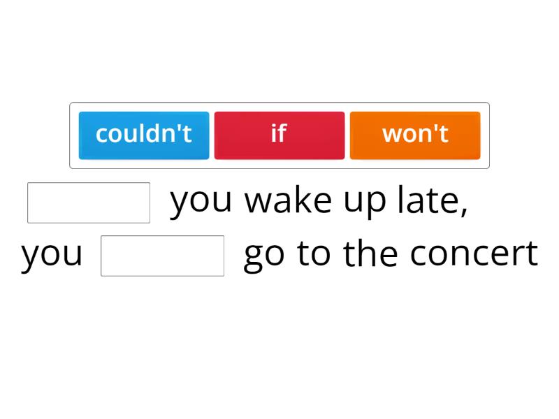 second conditional - Palabra perdida