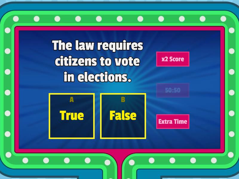 Voting Quiz - Gameshow quiz