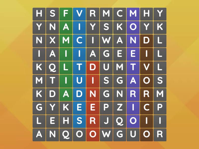 SOPA DE LETRAS JUEGOS - Wörtersuche