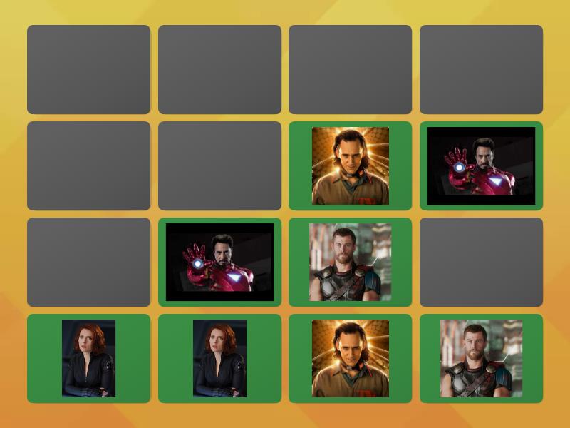 marvel - Matching pairs