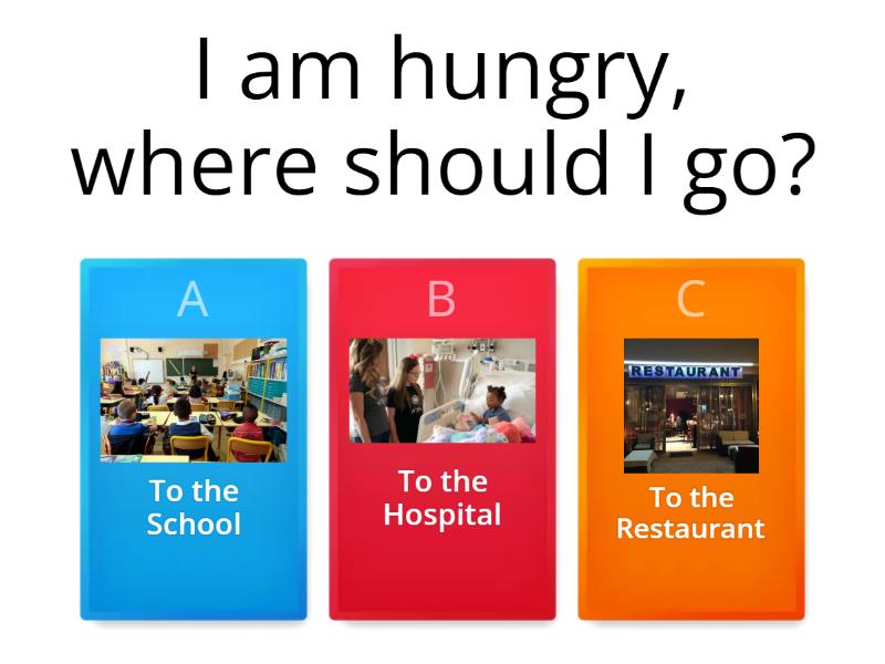 Where should I go ? - Quiz