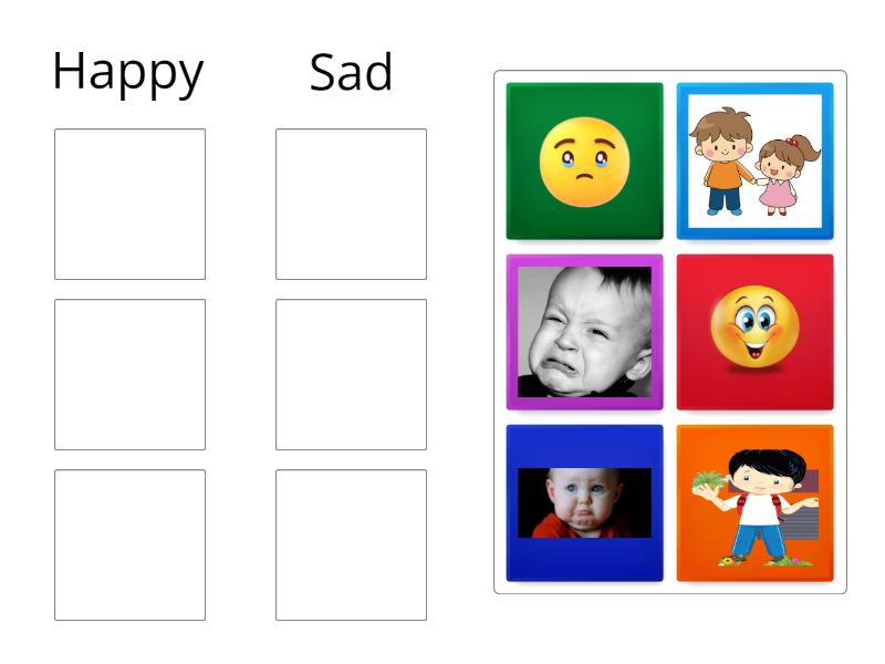 Happy and Sad - Group sort