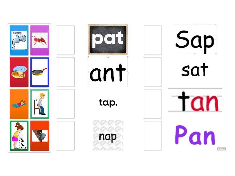 Blending CVC words ( Set 1) - Match up