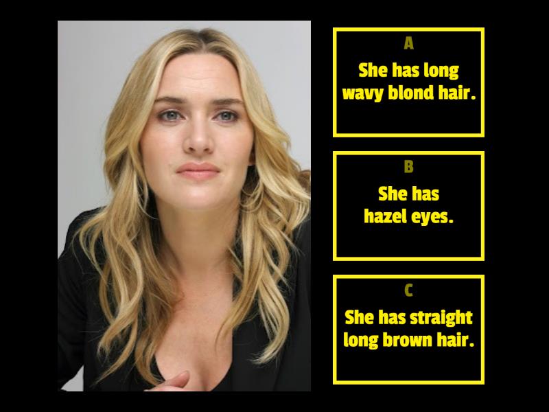 Describing people - physical appearance - Quiz