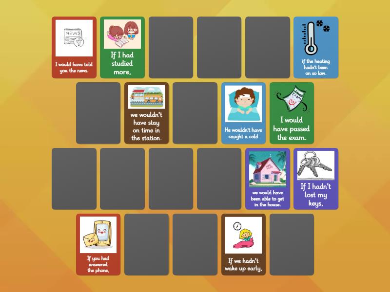 Third conditional - Matching pairs