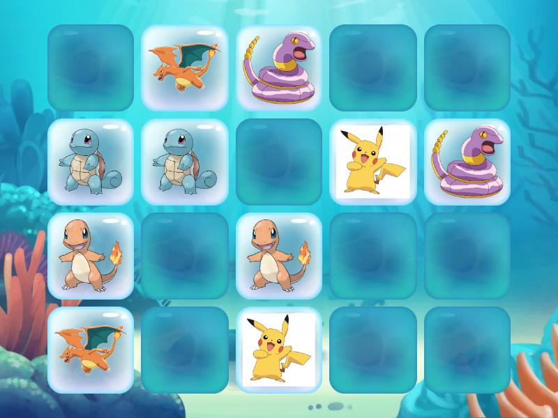 Pokemon - Matching pairs