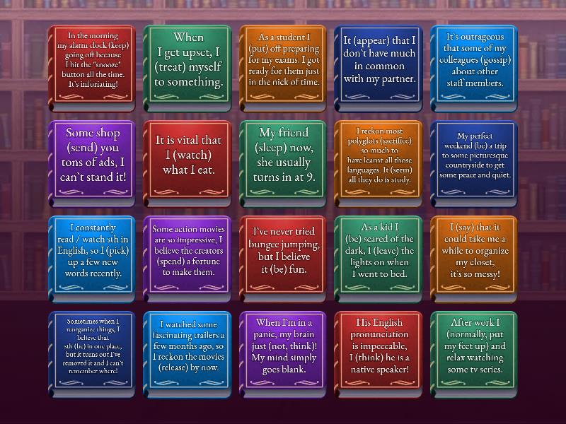 Modal verbs (1) - Flip tiles