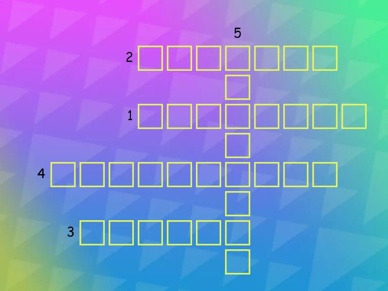 TTS BAHASA INGGRIS - Crossword