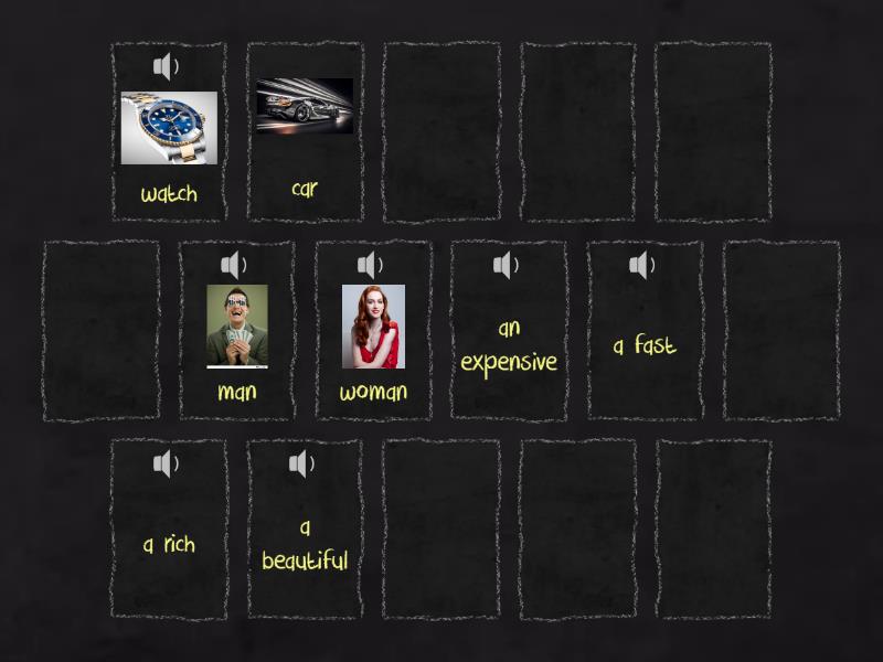 basic adjectives - Matching pairs