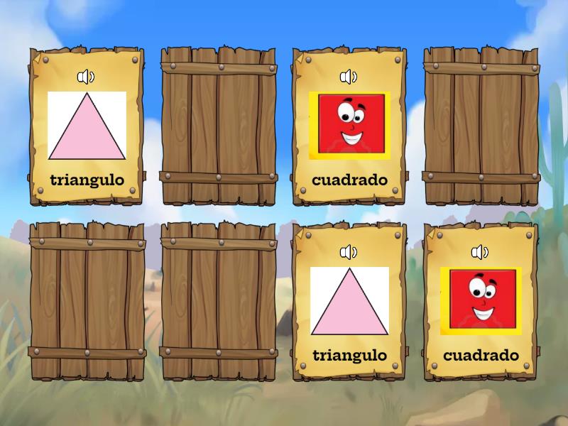 memorama de figuras geometricas - Matching pairs