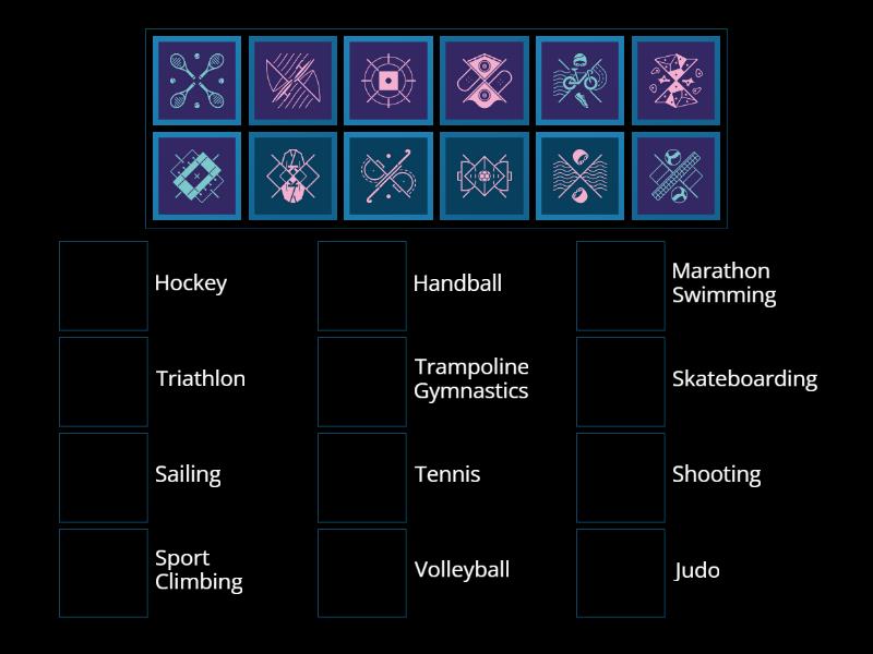 Paris Olympics 2024 - Pictogram Match 2 - Match up