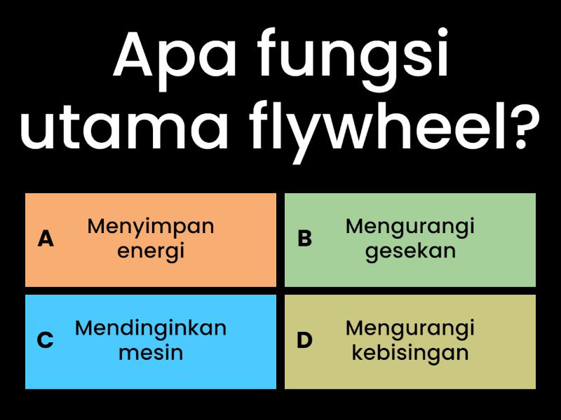 Kuis Komponen Flywheel Clutch Kelas 11 - 測驗