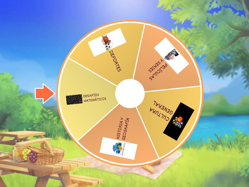 Ruleta de preguntados - Rueda aleatoria