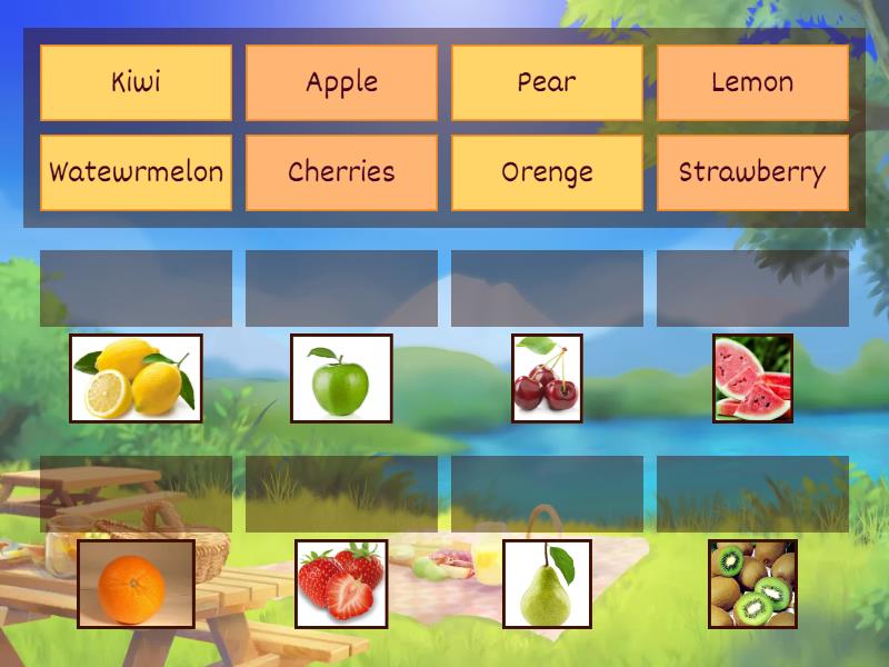 Fruits - Match up